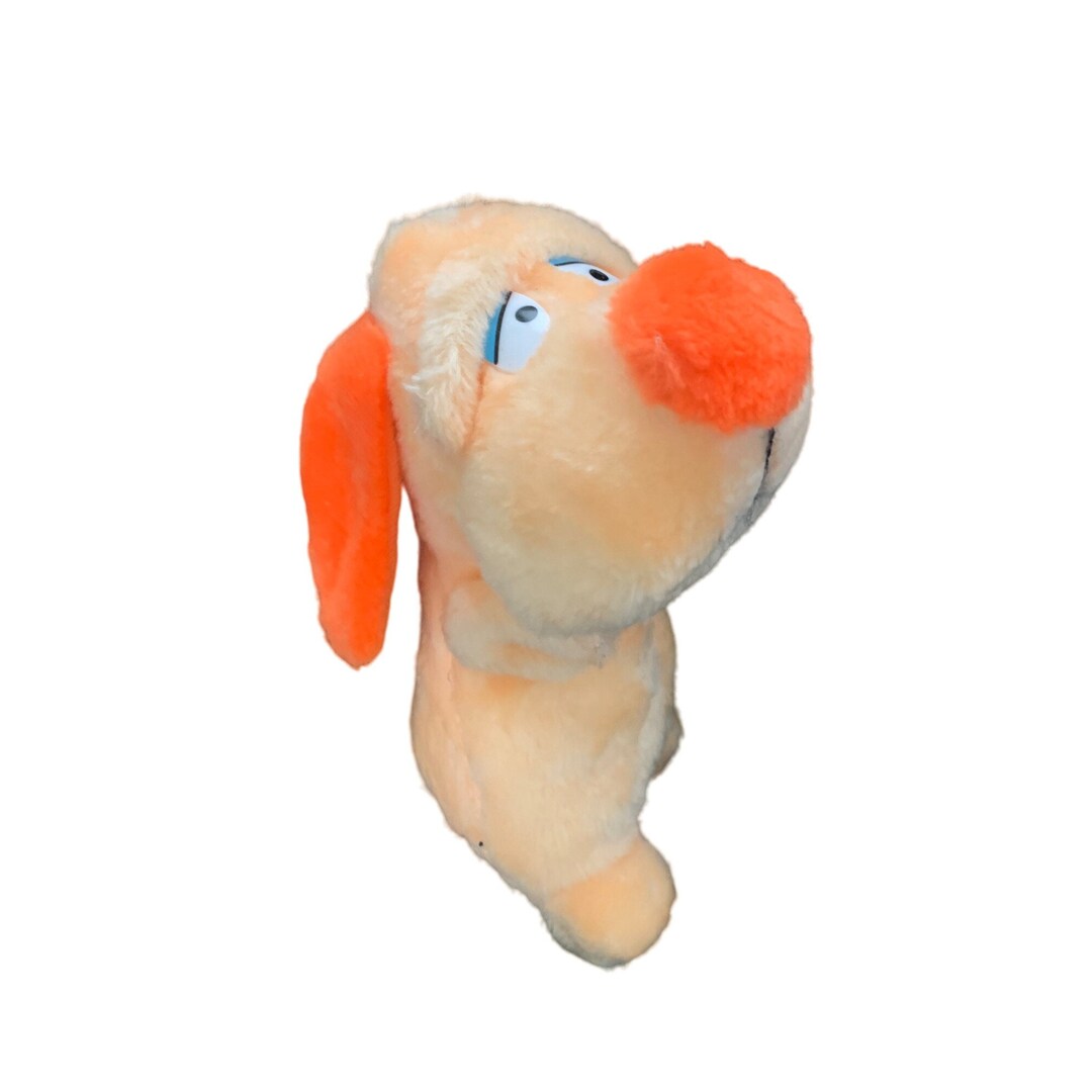 1984 Vintage Ganz Bros Orange Plush Dog Puppy Stuffed Animal Toy 9 in ...