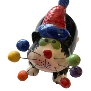 Ks Collection Amy Lacombe Cat Figurine Figure 4.5 in L Ball for ...