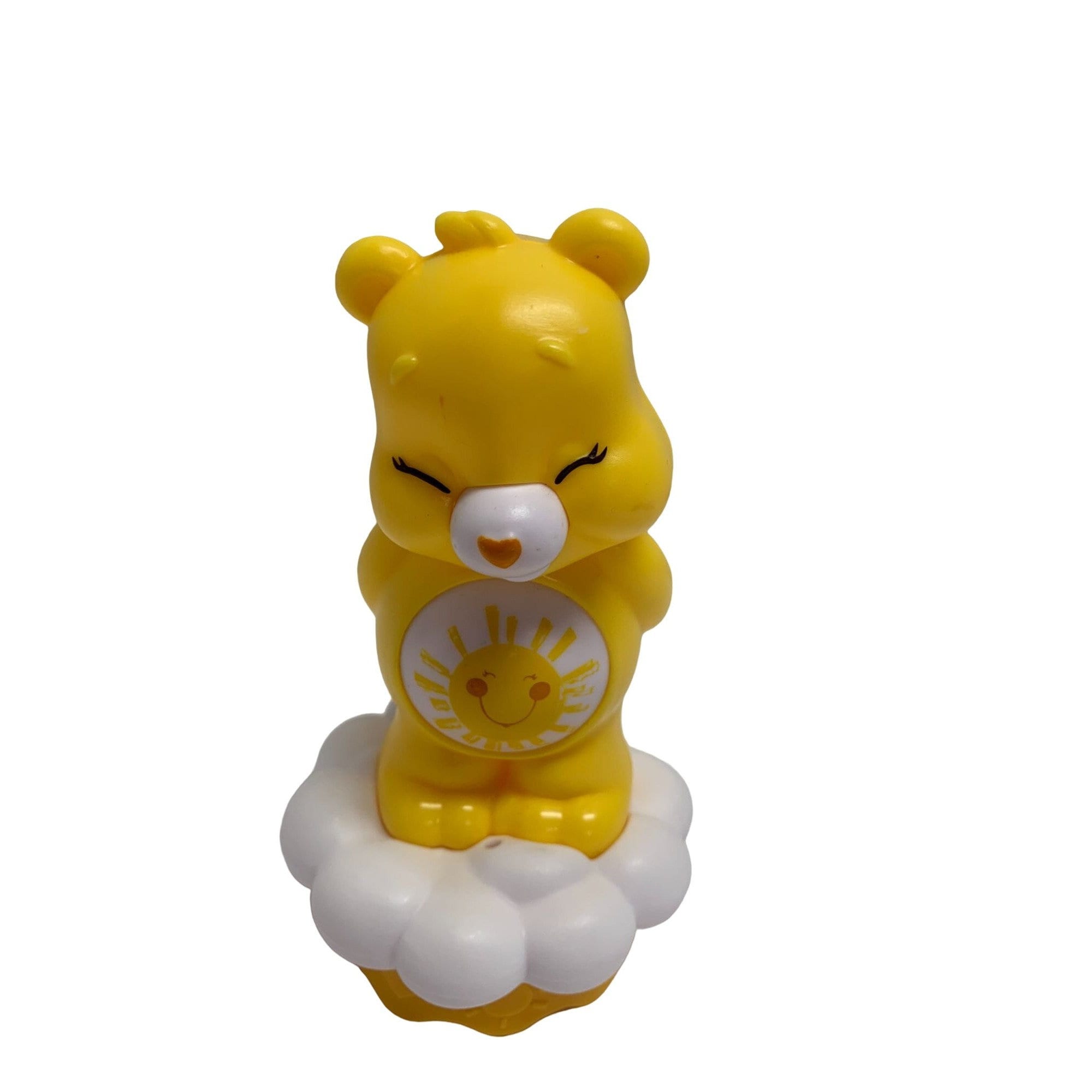 TCFC 2003 Care Bears Burger King Funshine Figure Pedistal 4 in Tall Yellow Sunshine - Etsy