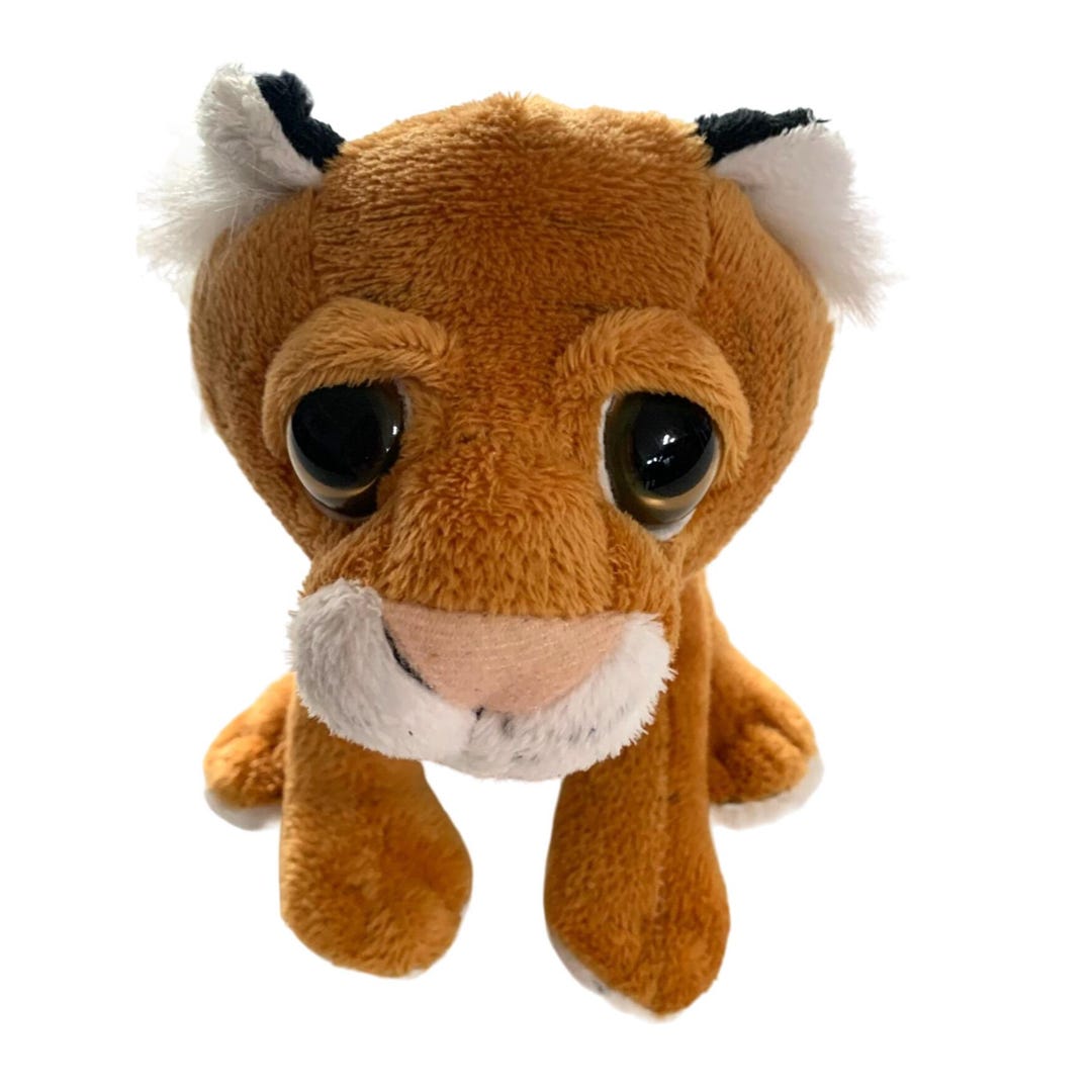 The Petting Zoo Plush Tiger Cub Plush Stuffed Animal Toy Big Ryes 6 in ...