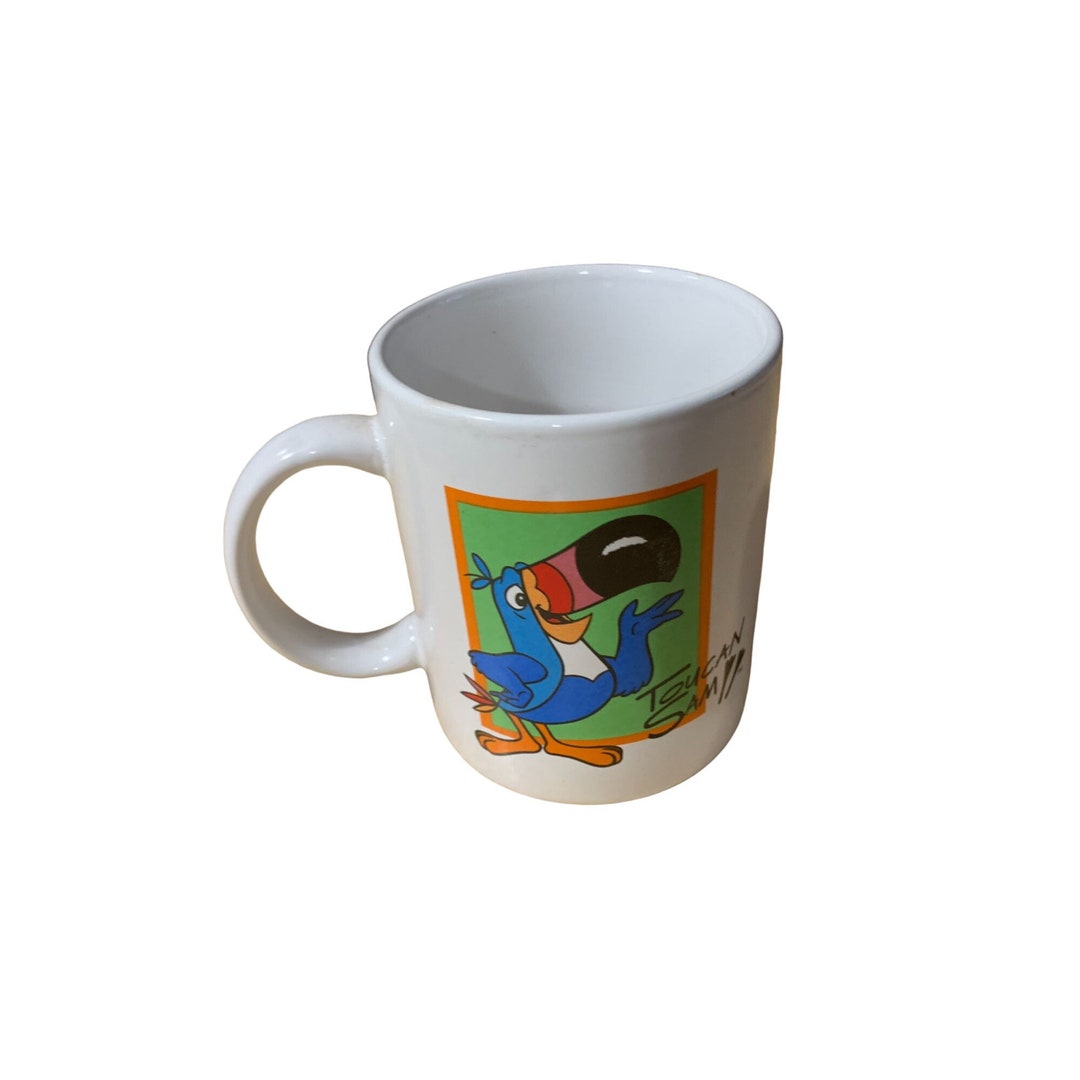 Kellogg Toucan Sam Froot Loops Coffee Cup Mug 2002 White - Etsy