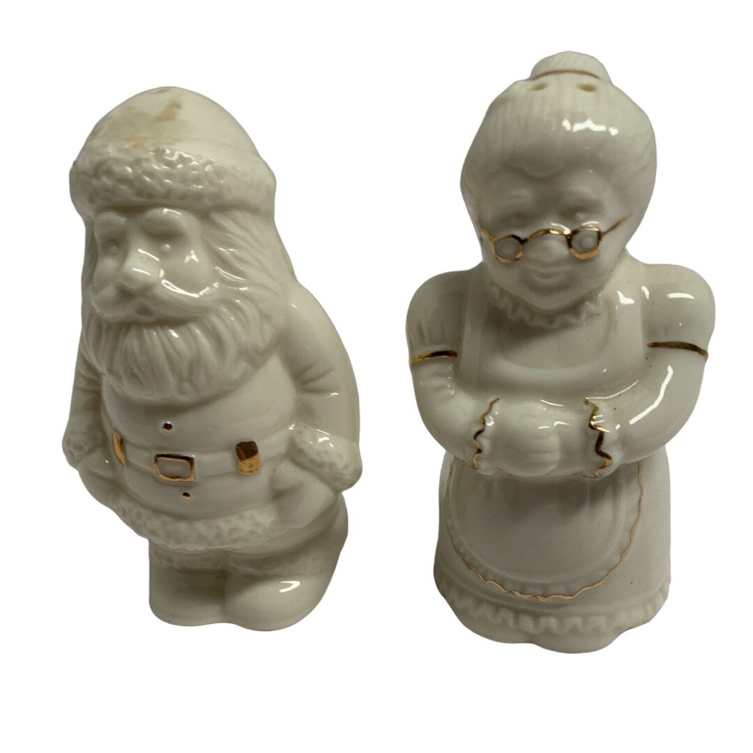 Baum Bros Formalitites Salt and Pepper Shaker Cream White With Gold Mr ...