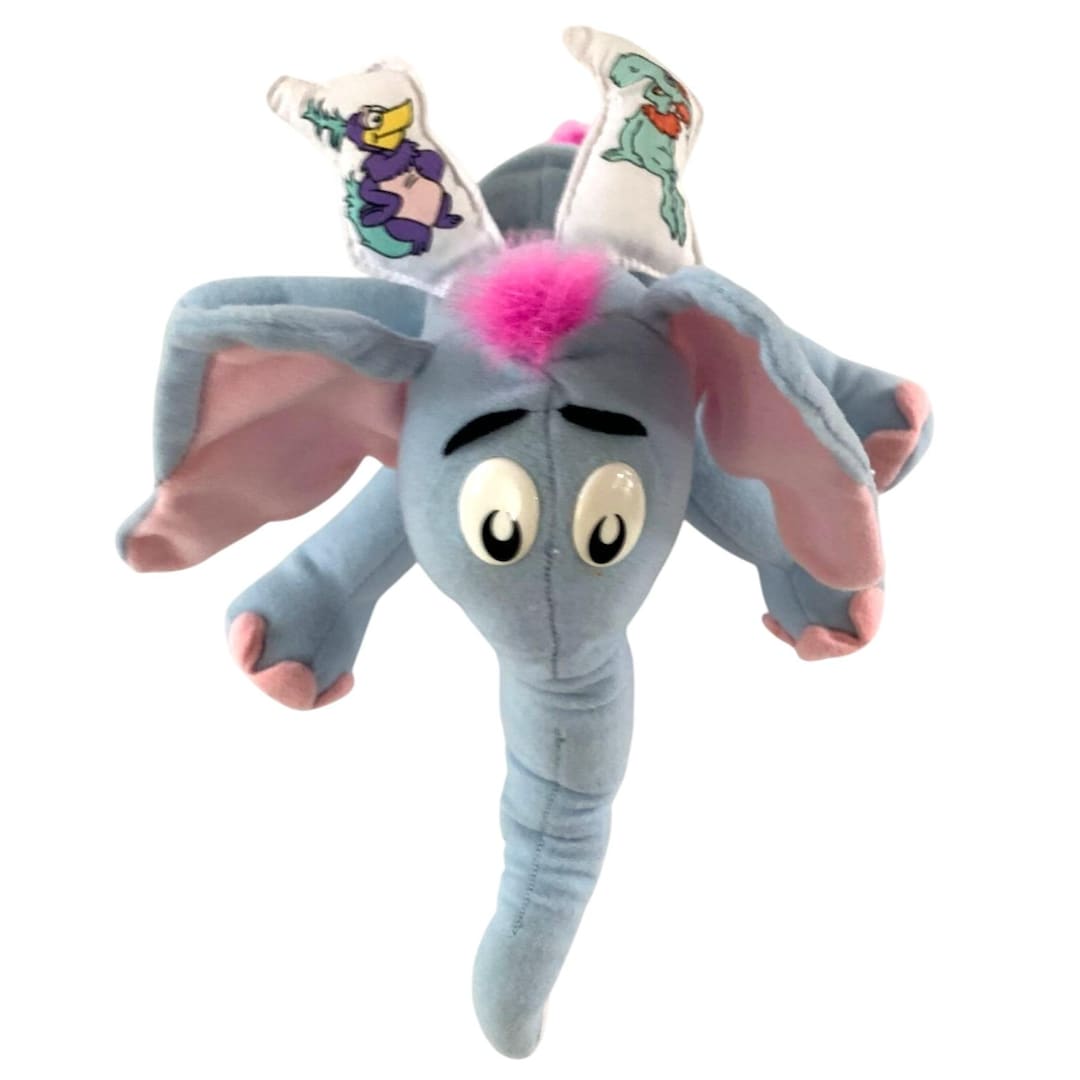 Mattel Arcotoys 1997 Dr Suess Vintage Horton Hears A Who Plush Elephant ...