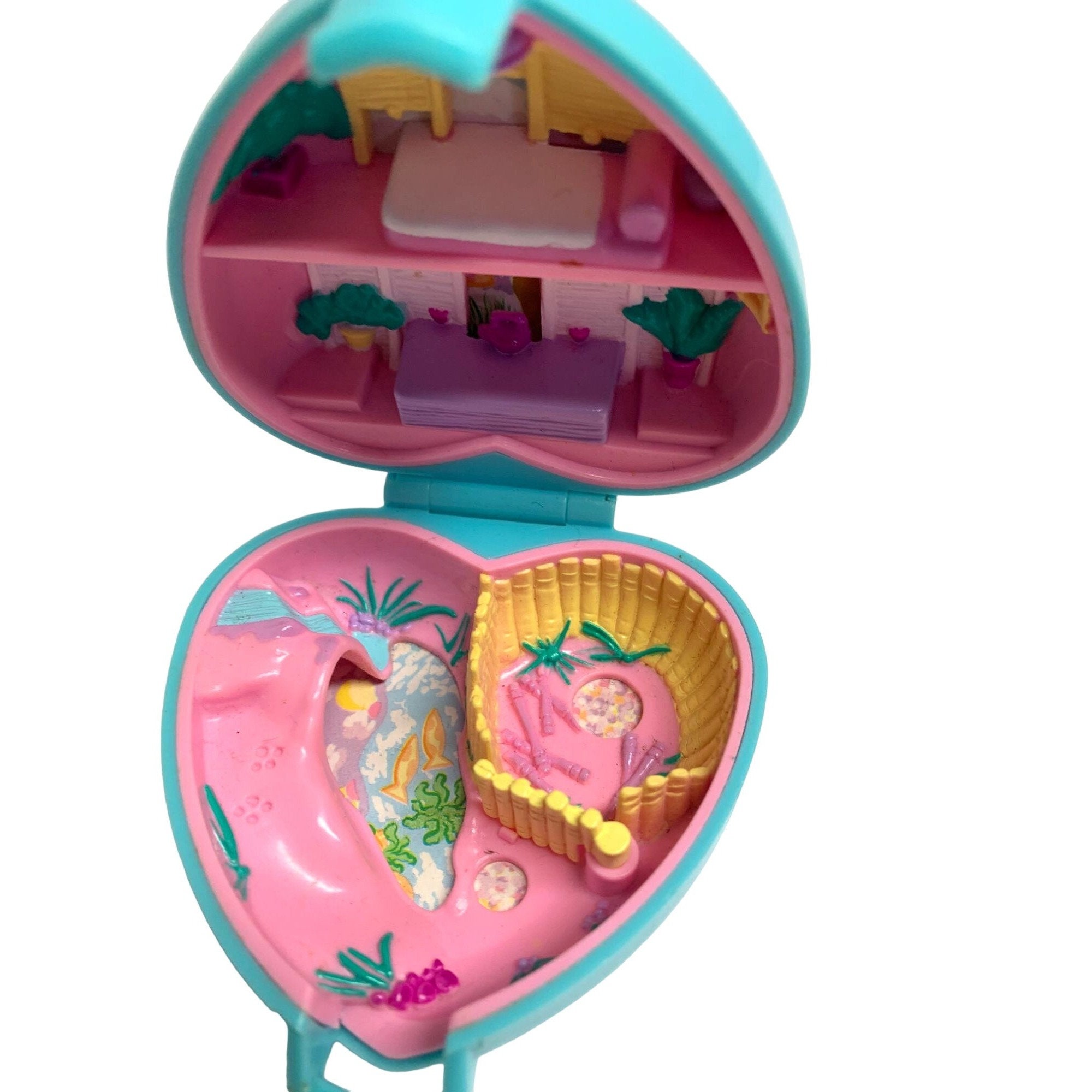 1993 Vintage Polly Pockets Blue Bird Pretty Pandas Pet Parade Blue ...