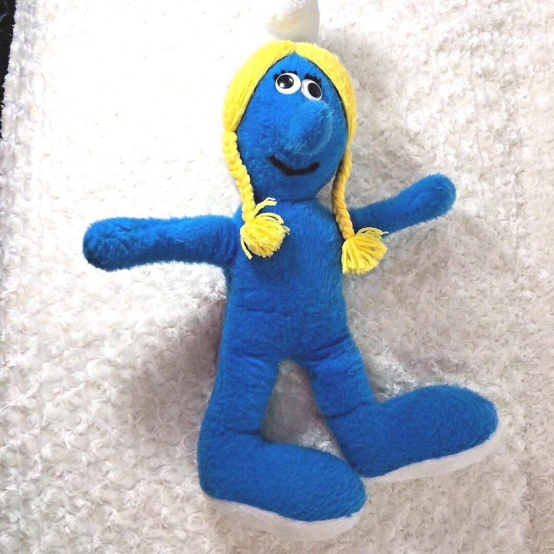 Smurfs Vintage Smurfette Plush Stuffed Toy 22" Tall - Etsy