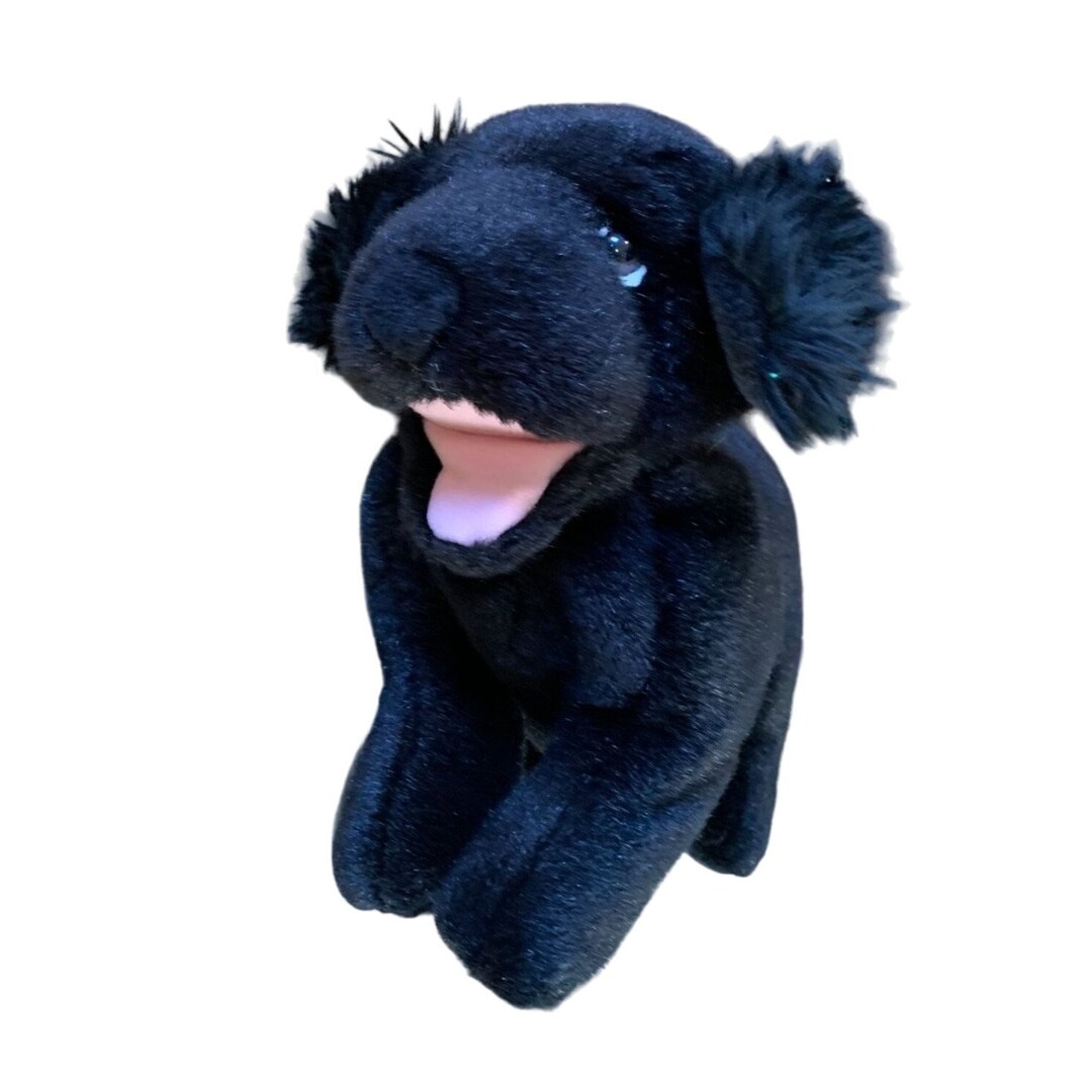 Russ Berrie Brodie Hand Puppet Plush Stuffed Doll Toy Black - Etsy