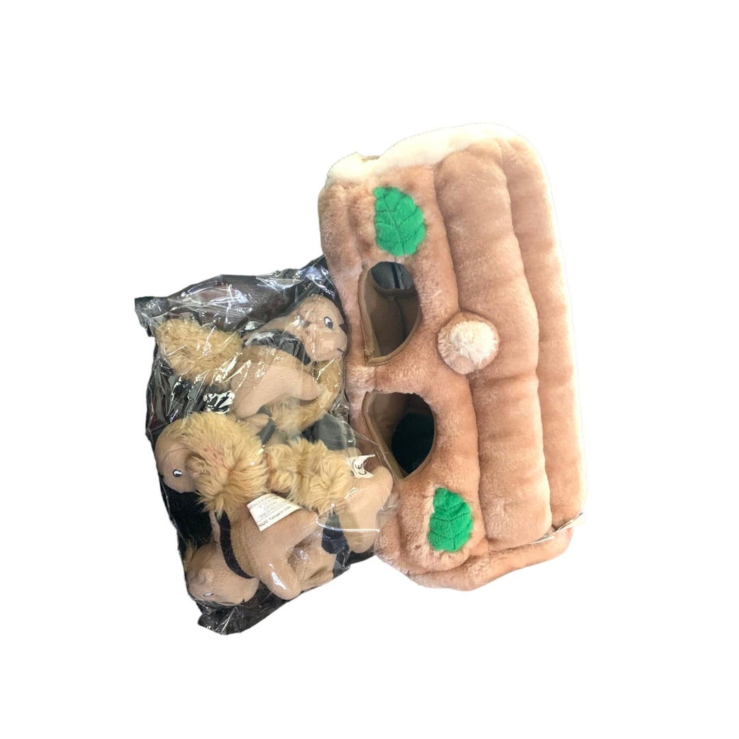 Outward Hound Tree Trunk Stump Log Plush Lot of 5 4 Squirrels Holes - Etsy