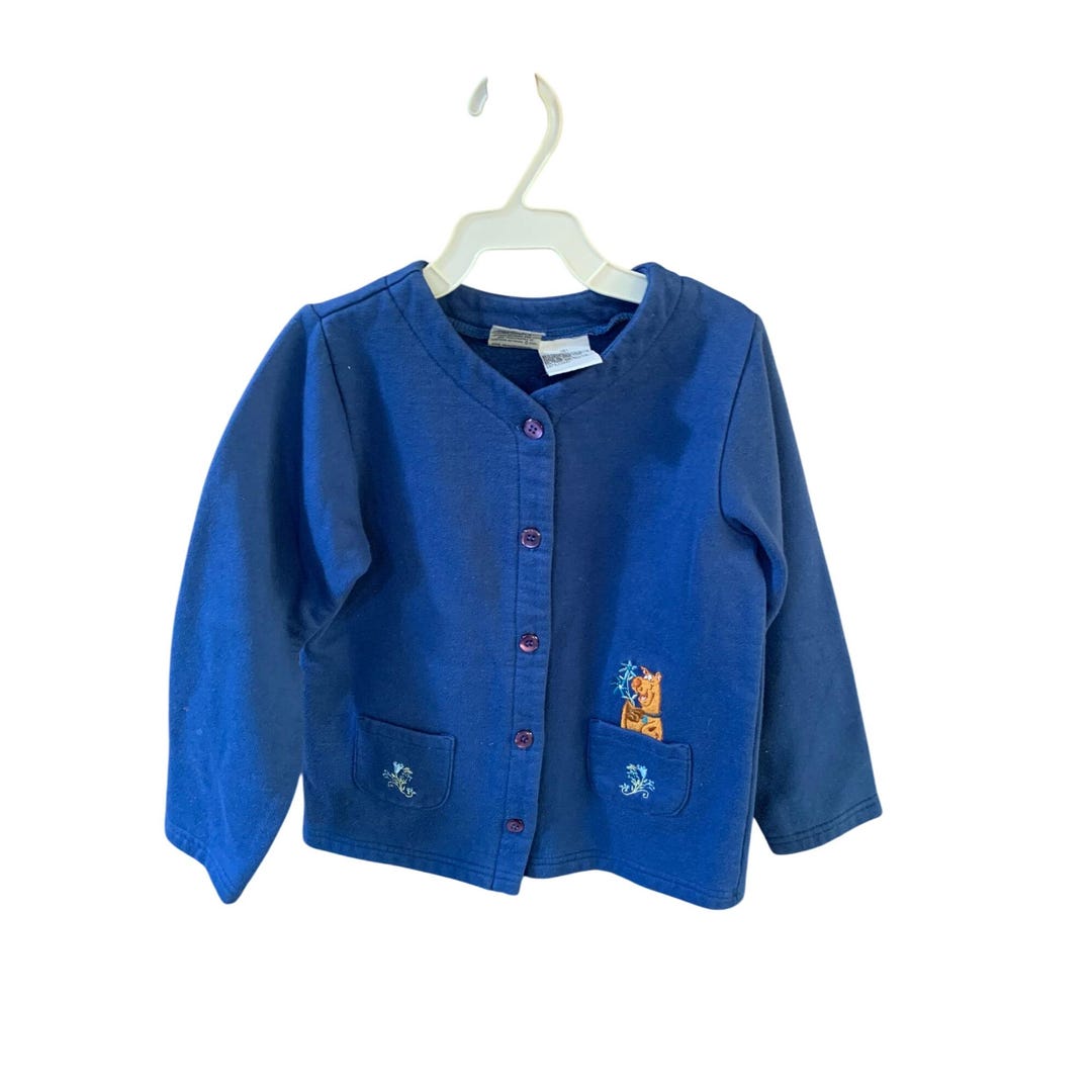 Cartoon Network Vintage Scooby Doo Wear R U Girls Size 6 Cardigan ...