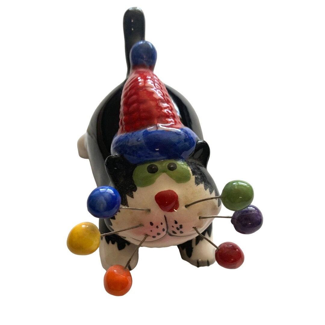 Ks Collection Amy Lacombe Cat Figurine Figure 4.5 in L Ball for ...