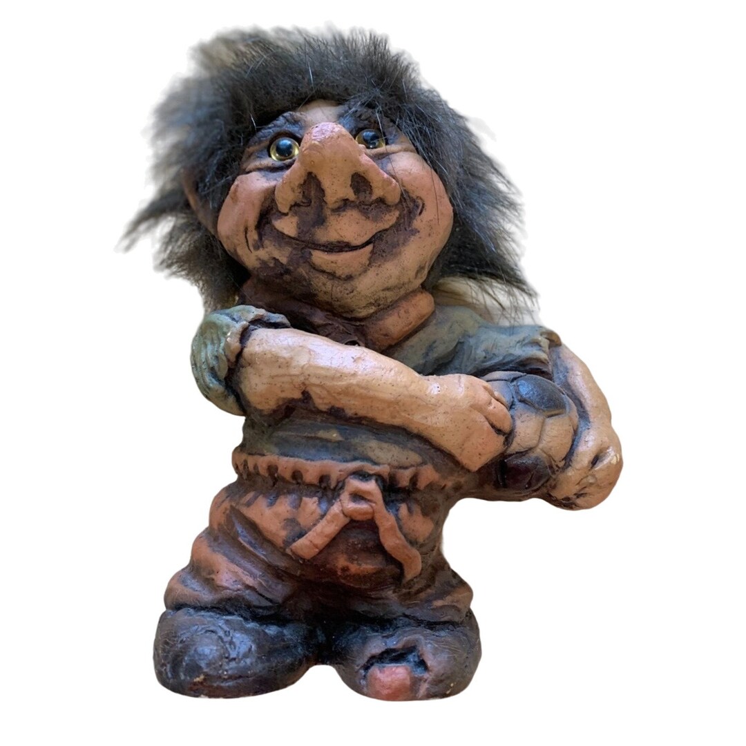 Unique Vintage Fosse Troll Norway Figure Figurine Statue - Etsy