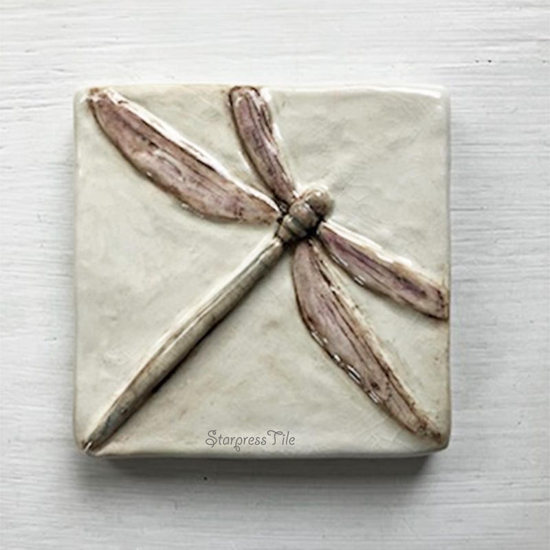 Dragonfly Tile - Etsy