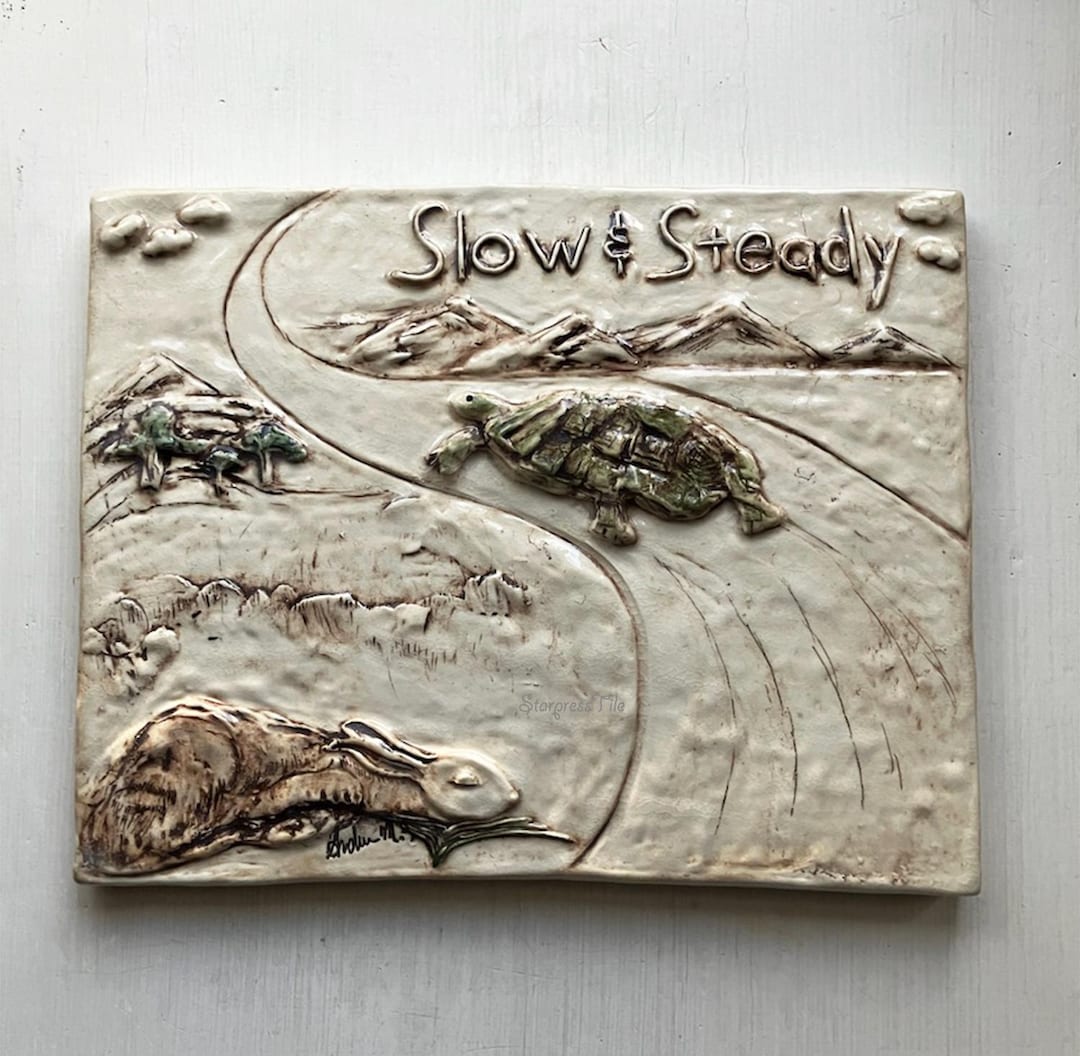 The Tortoise and the Hare Art, Nursery Fine Art, Slow and Steady ...