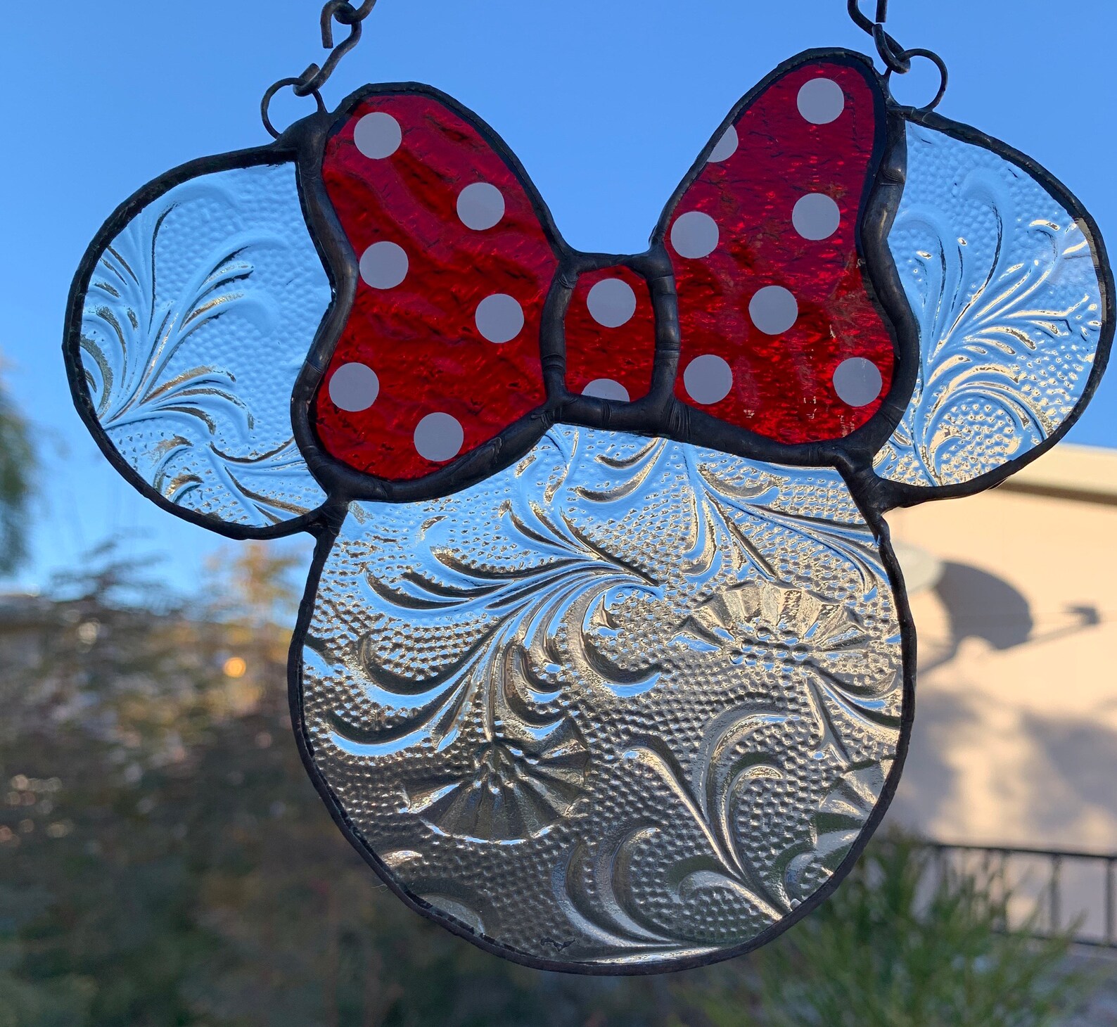 6” Disney Inspired Minnie Mouse Sun Catcher - Etsy