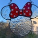6” Disney Inspired Minnie Mouse Sun Catcher - Etsy