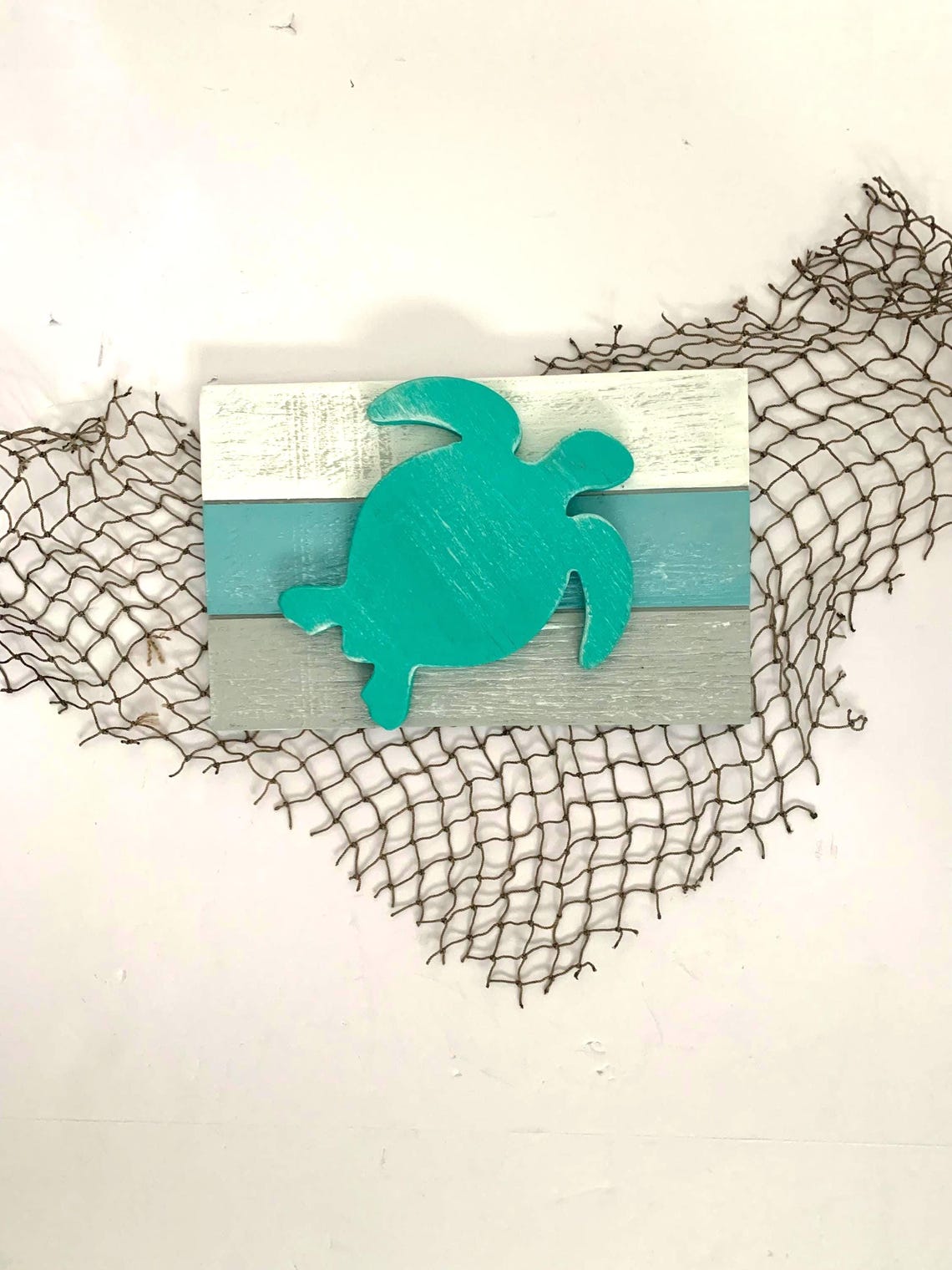 Sea Turtle Beach Wall Art Coastal Nursery Decor, Christmas Gift - Etsy