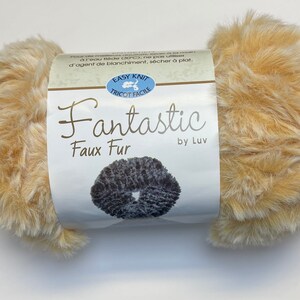 Fantastic Faux Fur Luv : 100 % Polyester, Fake Fur Yarn, Easy Knit Faux ...