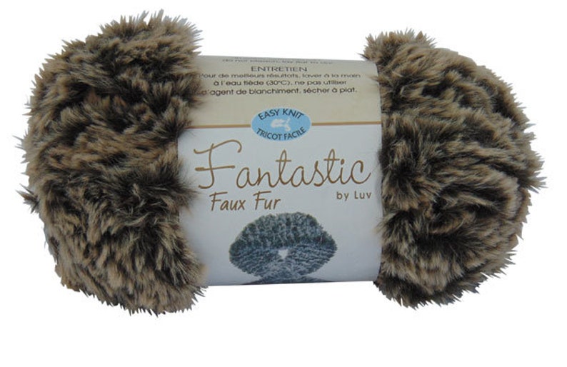 Fantastic Faux Fur Luv : 100 % Polyester Fake Fur Yarn | Etsy