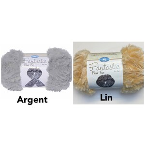 Fantastic Faux Fur Luv : 100 % Polyester, Fake Fur Yarn, Easy Knit Faux ...
