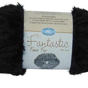 Fantastic Faux Fur Luv : 100 % Polyester, Fake Fur Yarn, Easy Knit Faux ...