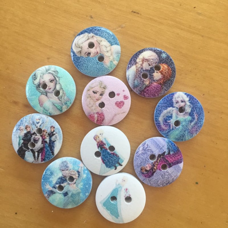 Elsa Button - Etsy