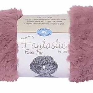 Fantastic Faux Fur Luv : 100 % Polyester, Fake Fur Yarn, Easy Knit Faux ...