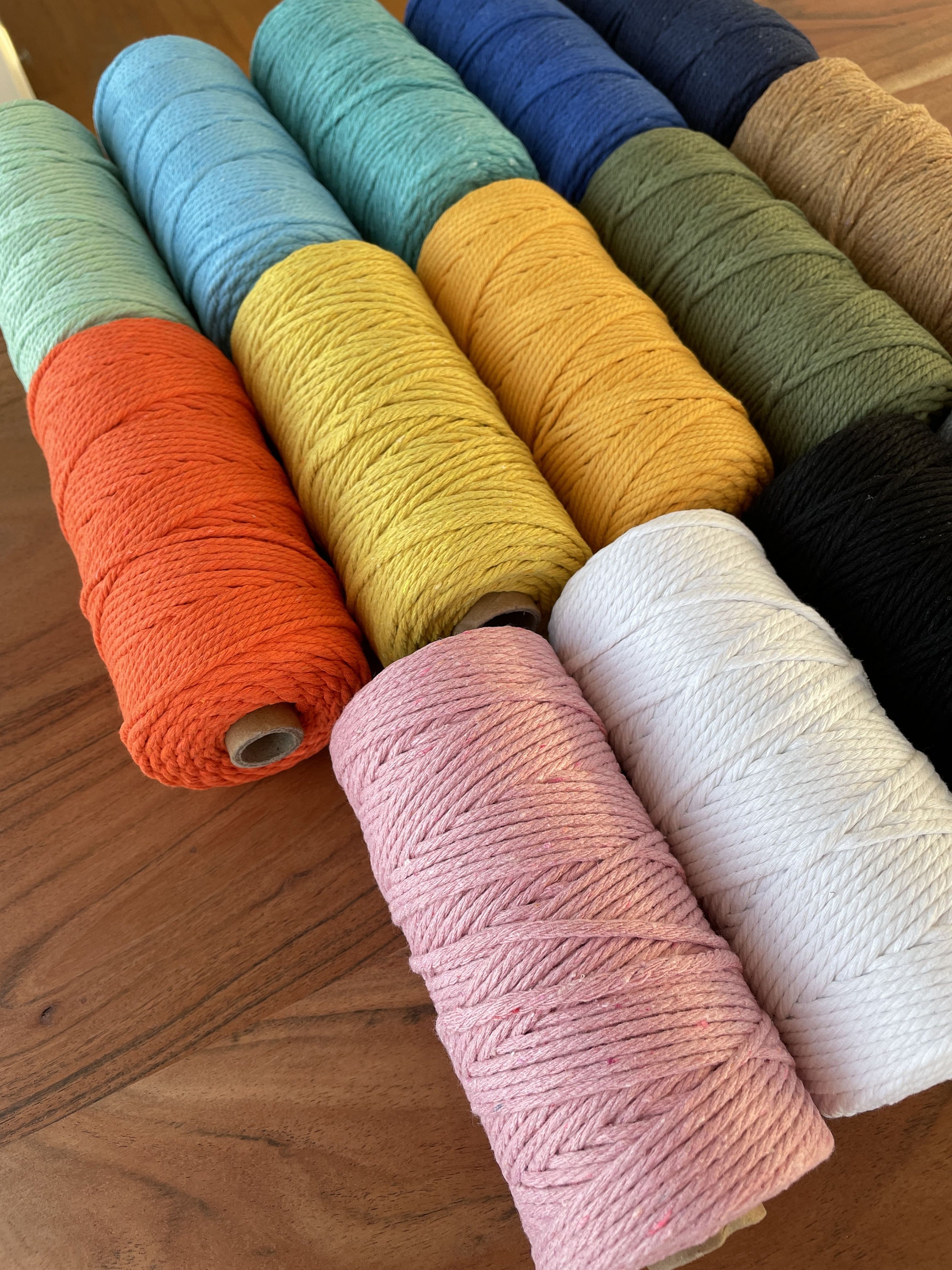 Macrame cord colored macrame cord Cotton Rope cotton rope | Etsy