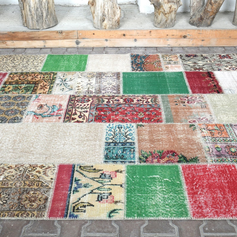 Patchwork Carpet - Etsy