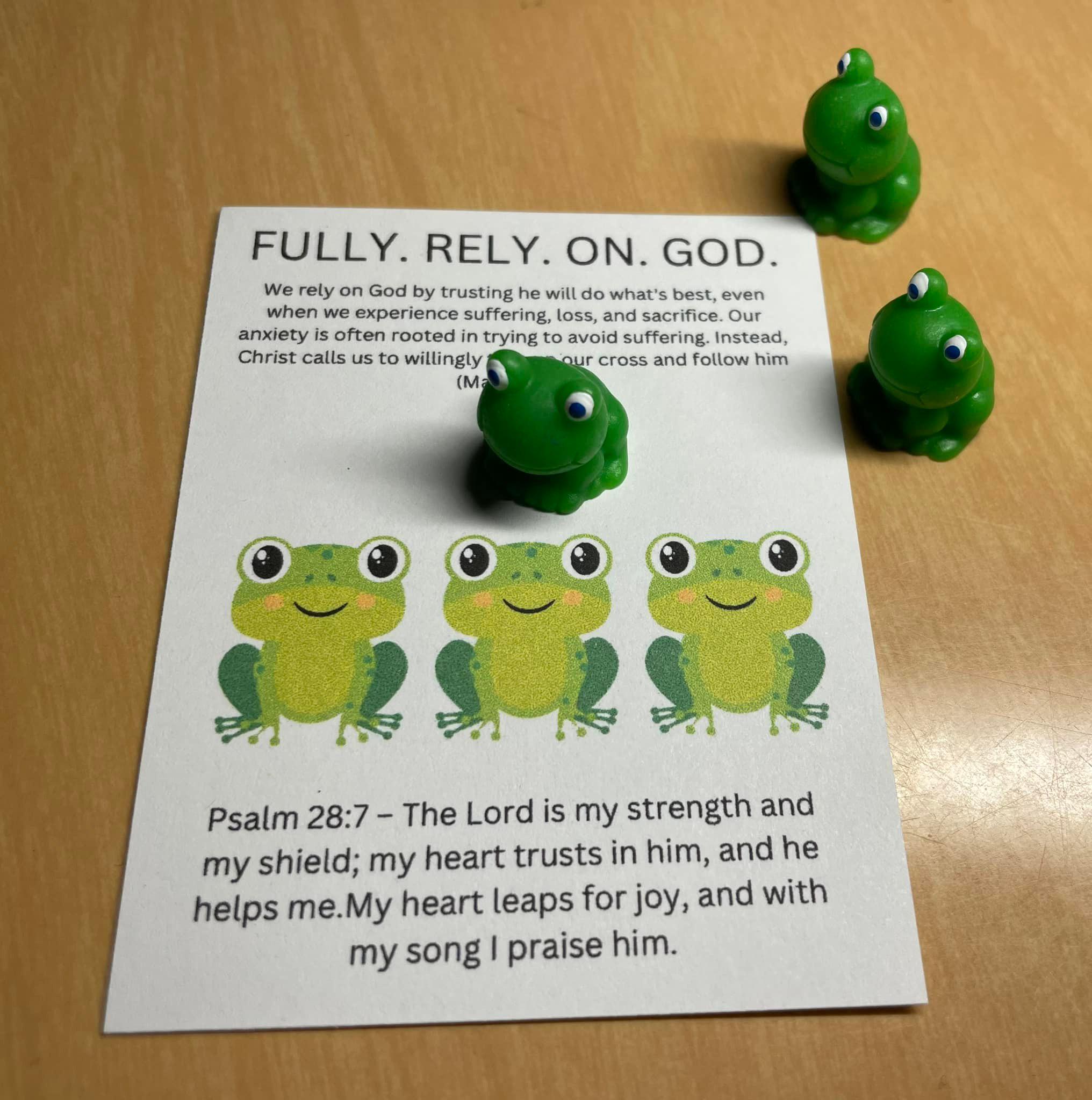 F.R.O.G Fully Rely on God. - Etsy