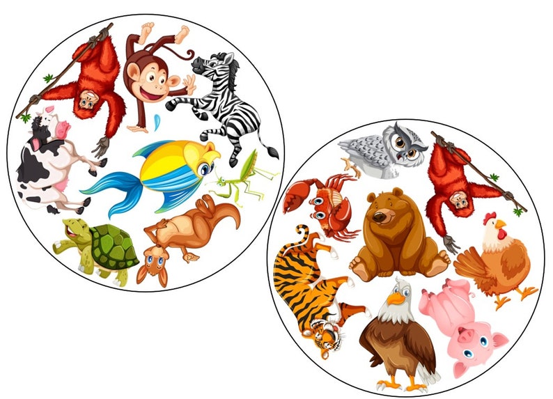 Spot It / Dobble Card Game PRINTABLE pdf File 57 CARDS | Etsy