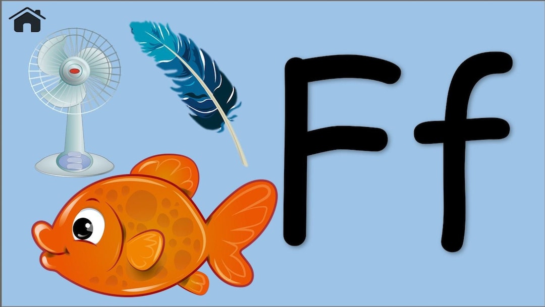 Alphabet Slideshow Powerpoint With Images for English Language ...