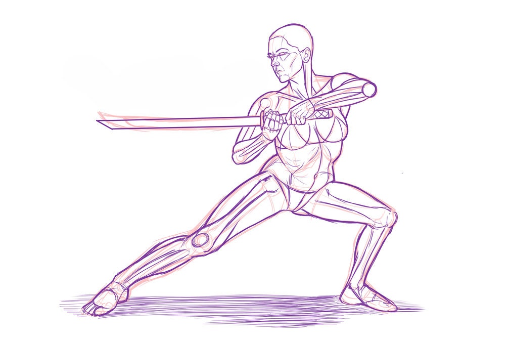 Poses for Artists Vol 1: Dynamic and Sitting Poses - Etsy