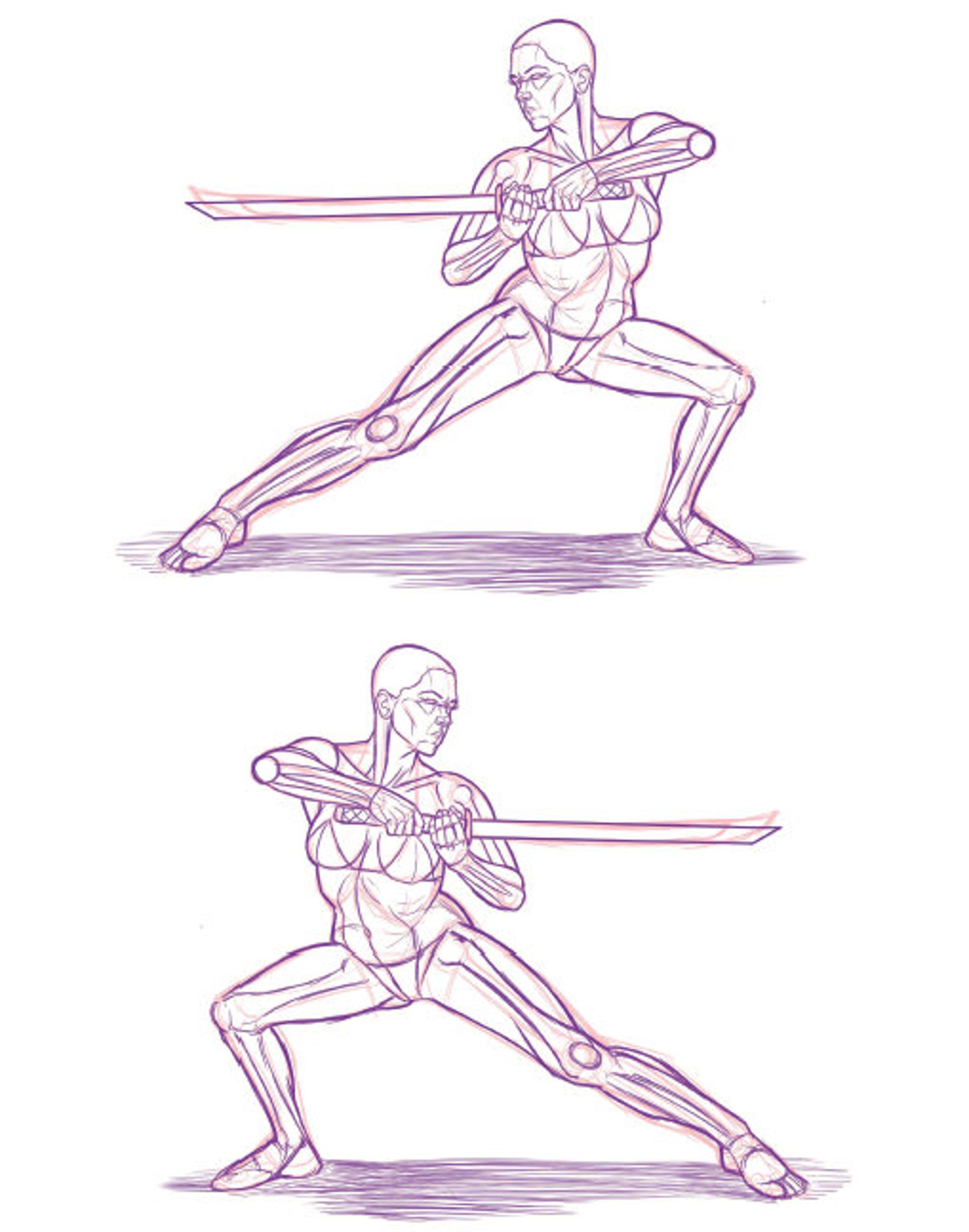 Poses for Artists Vol 3: Fighting & Various Poses - Etsy