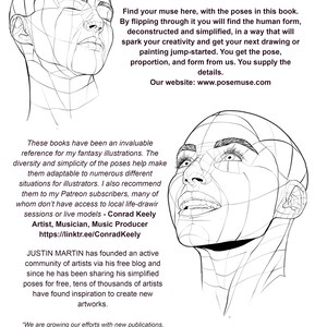 Poses for Artists Vol. 7: Faces & Expressions - Etsy