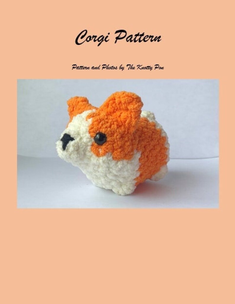 Small Corgi Crochet Pattern - Etsy