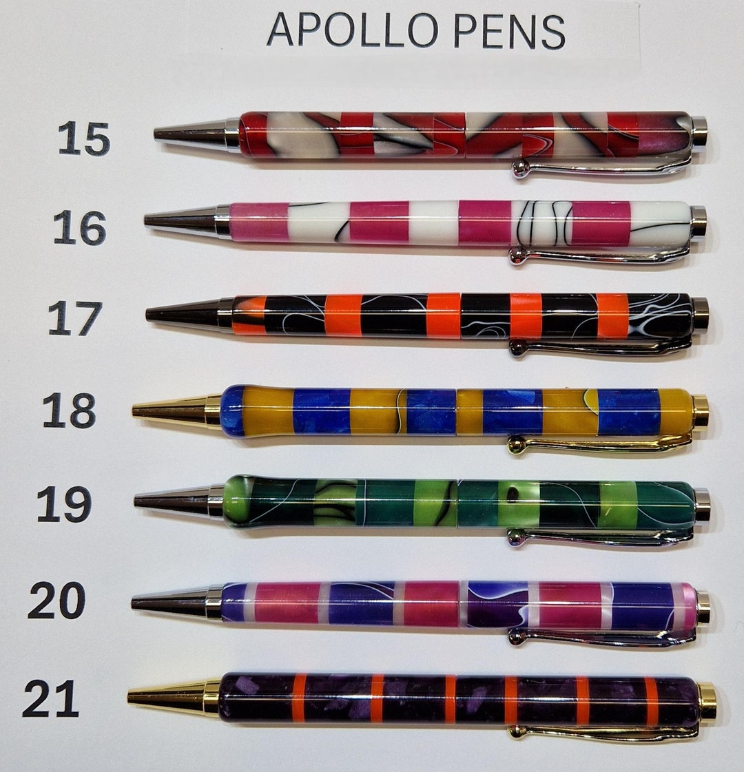 Apollo Ballpoint Pen - Etsy UK