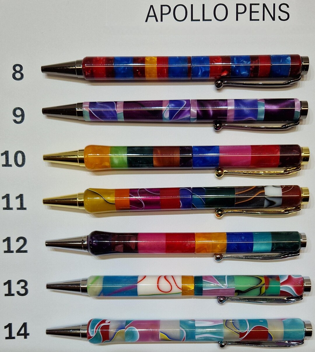 Apollo Ballpoint Pen - Etsy UK