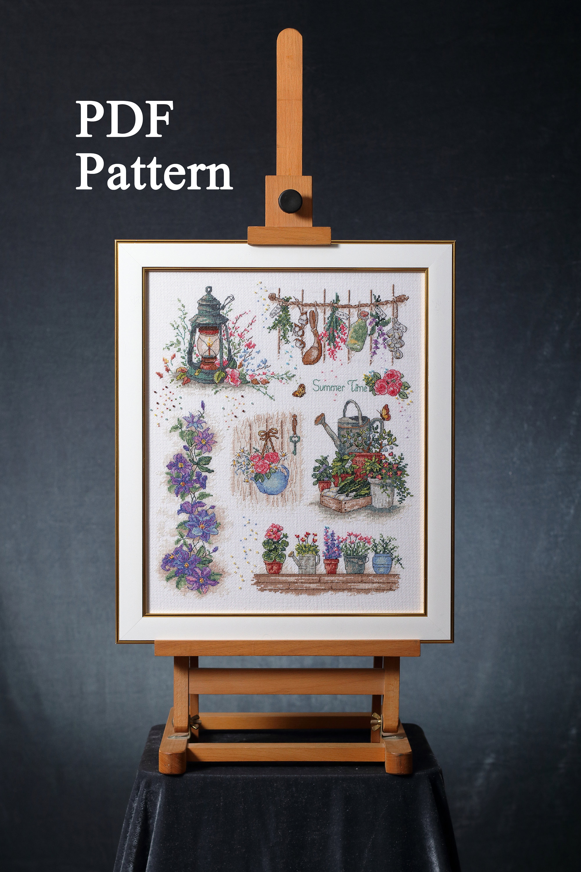 Digital Cross Stitch Pattern "fragrance of Summer" M-0297 - Etsy