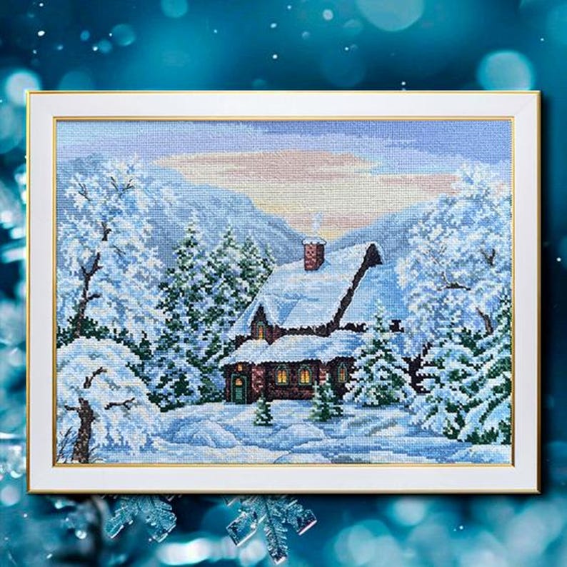 Digital Cross Stitch Pattern "the Magic of Winter" М-0281 - Etsy