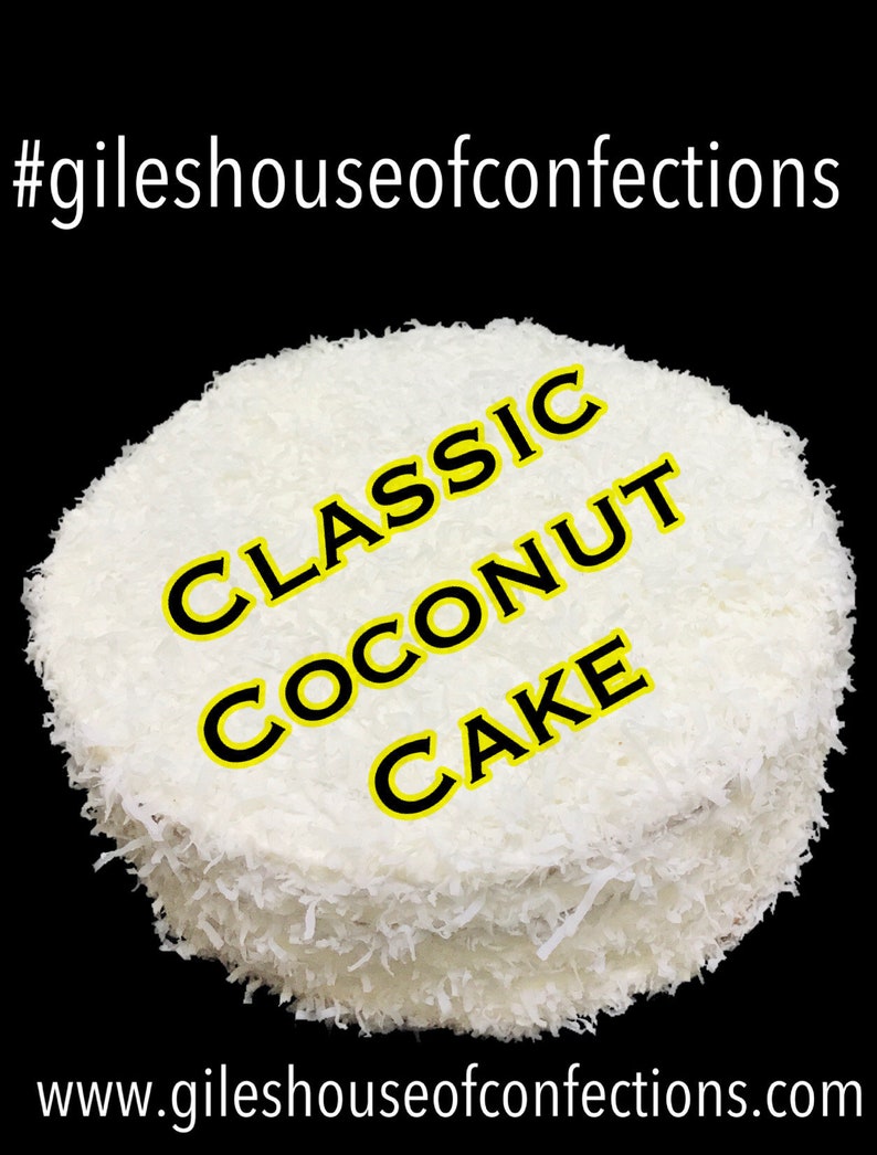 Classic Coconut Cake - Etsy