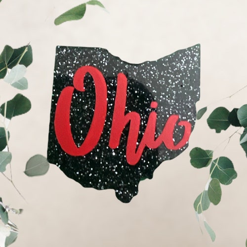 Red Buckeye Nation Football Badge Reel Ohio State ID Holder - Etsy