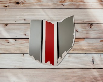 Ohio State Helmet Stripe Decal - Etsy