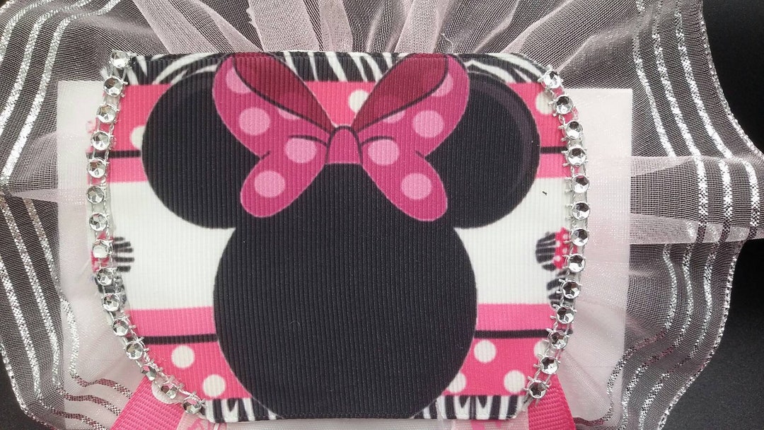 Minnie Mouse Baby Shower Award Ribbon Corsage for the Mom-to-be, Sash ...