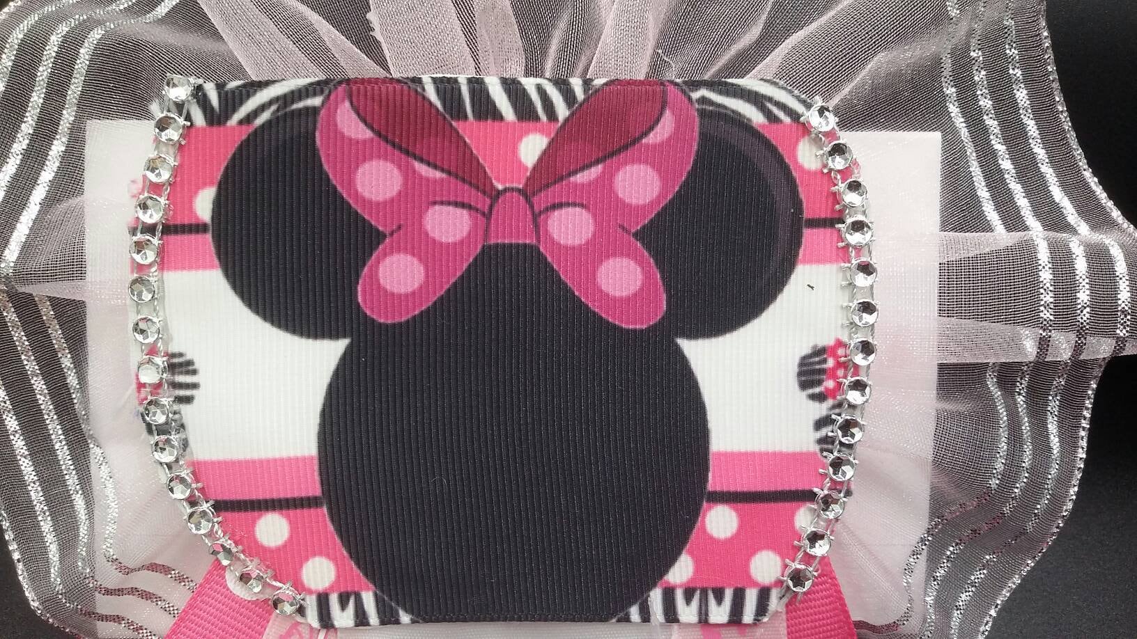 Minnie Mouse Baby Shower Award Ribbon Corsage for the Mom-to-be, Sash ...