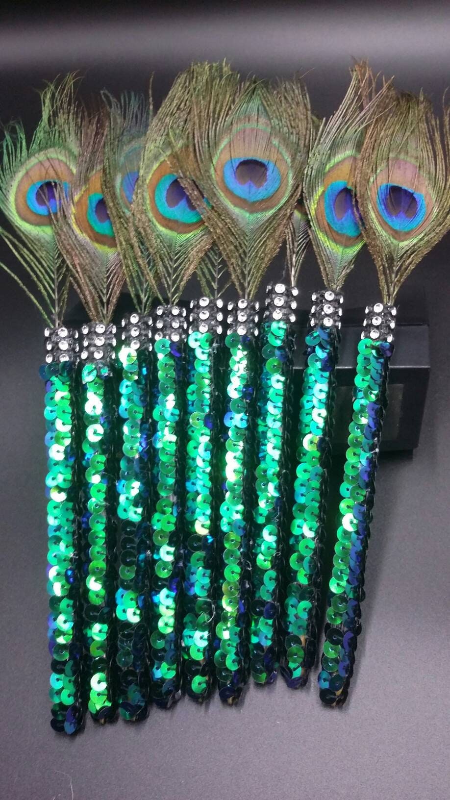 12 Peacock Feather PEN FAVOR for Weddings, Sweet 16, Bridal Shower ...