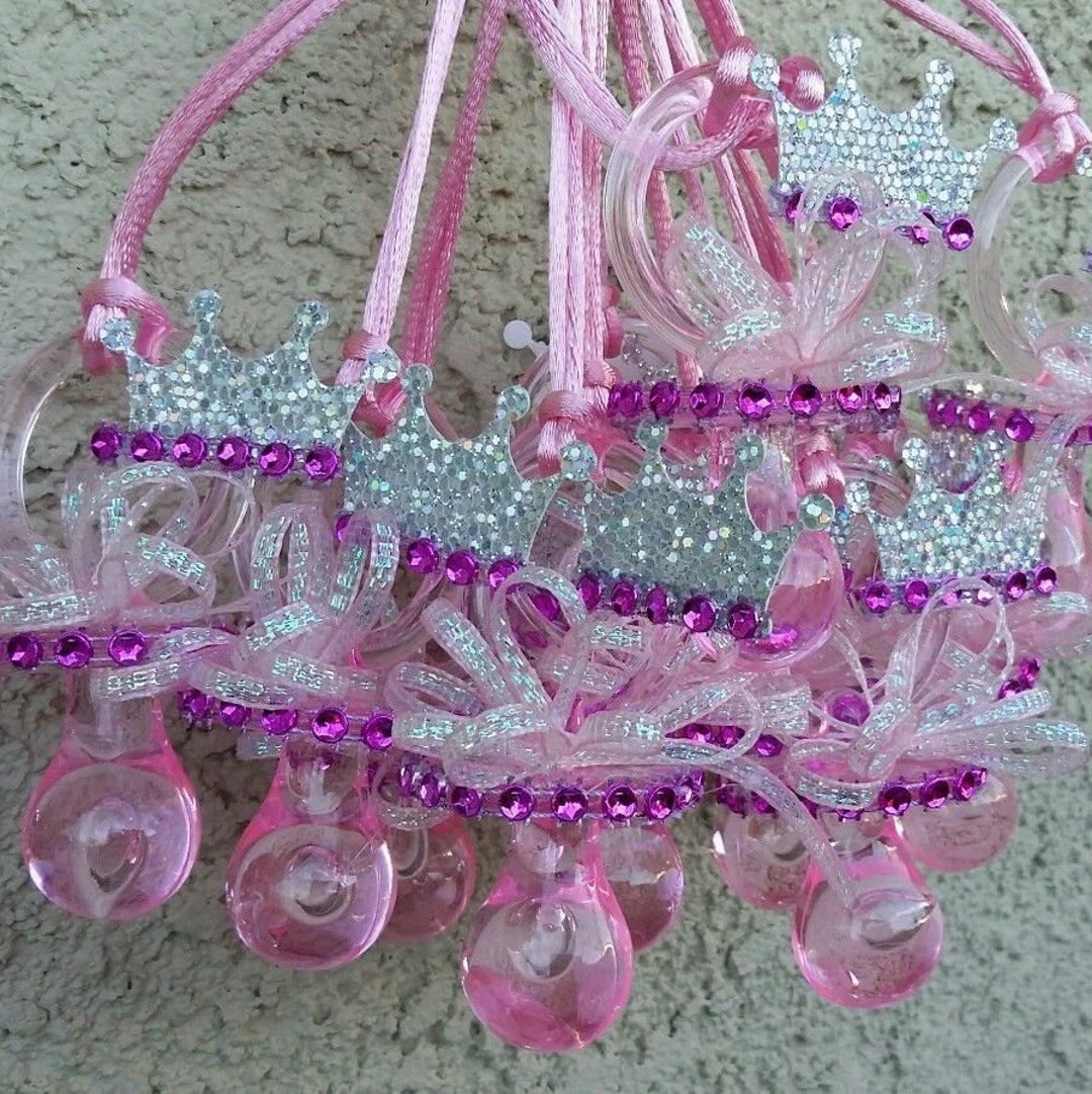 12pcs Baby Shower PRINCESS Necklaces Favors for Girls, Game Prizes ...