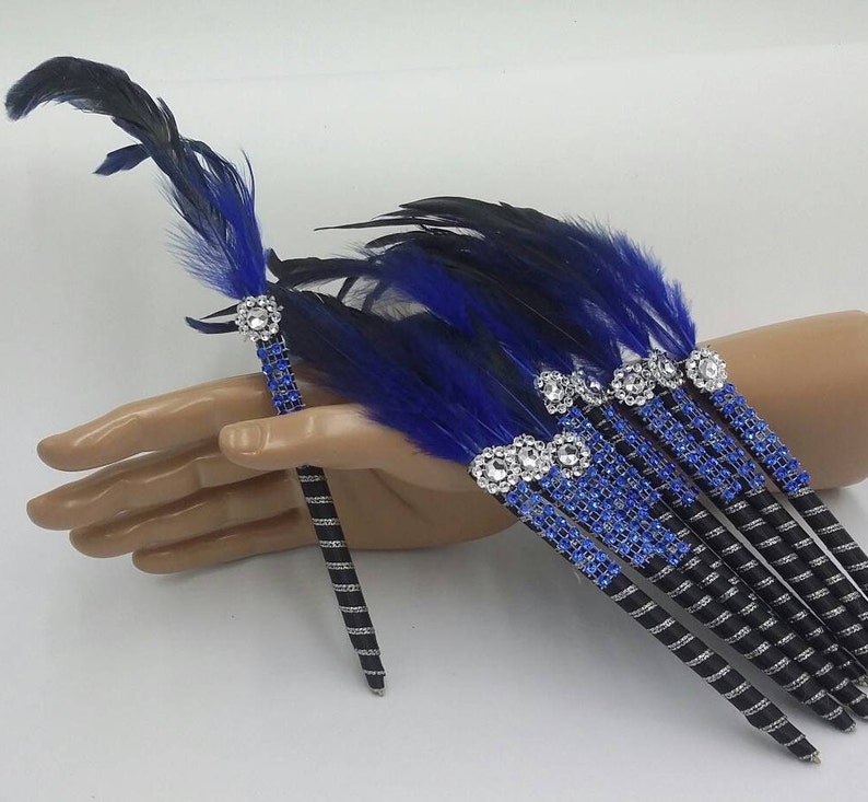 12 Blackblue Feather PEN Favors for Table Weddings Sweet 16 - Etsy