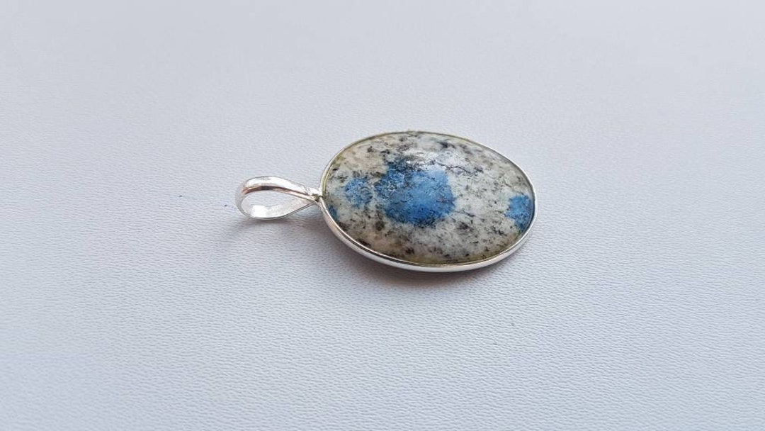 K2 Pendant, Natural and Beautiful Gemstone, 35×20mm Oval Size Pendant ...