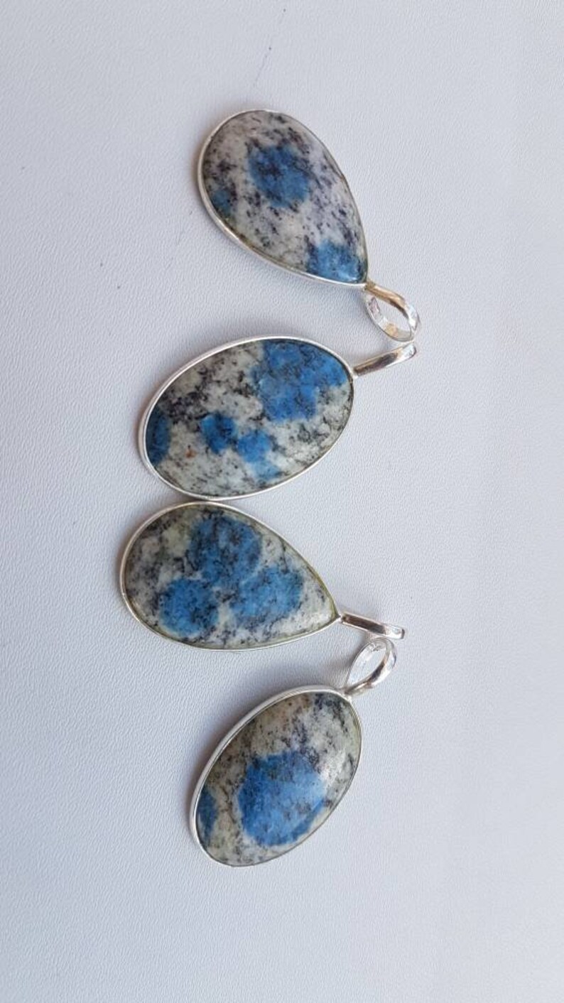 Gleaming Sterling silver Bezel setting pendants with gorgeous | Etsy