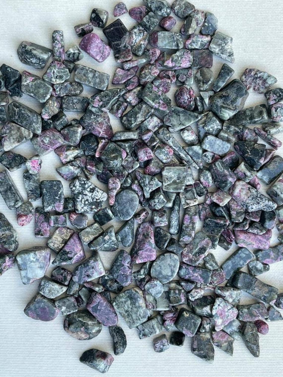 EUDIALYTE Inlay Chips Tumbled & Polished Undrilled Used - Etsy