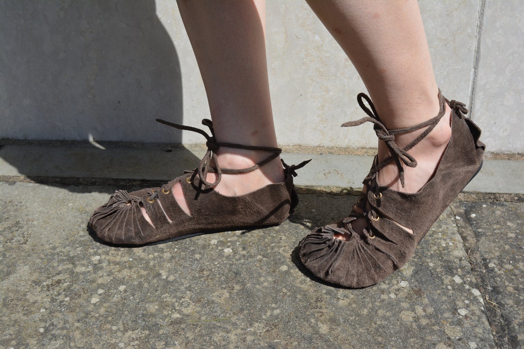 Medieval Renaissance Boots, Medieval Shoes, Fairy Ren Faire Boots, Elf ...
